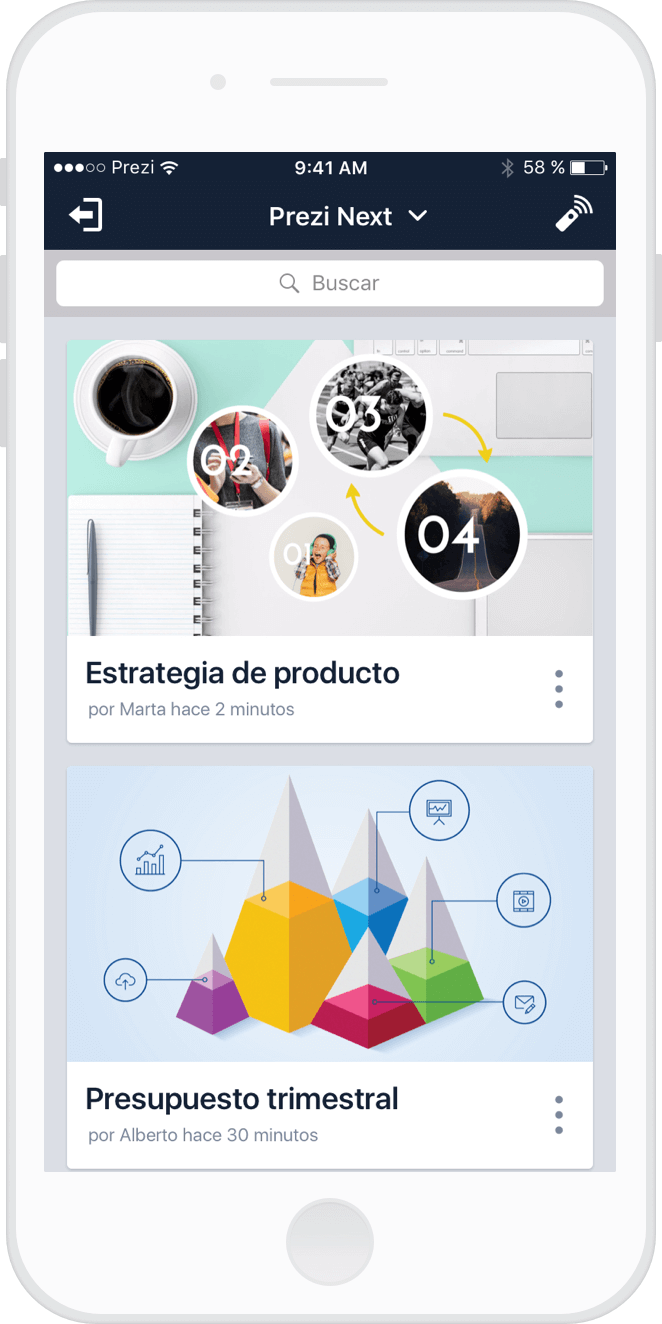 Apps móviles de Prezi para iPhone, iPad y Android | Prezi